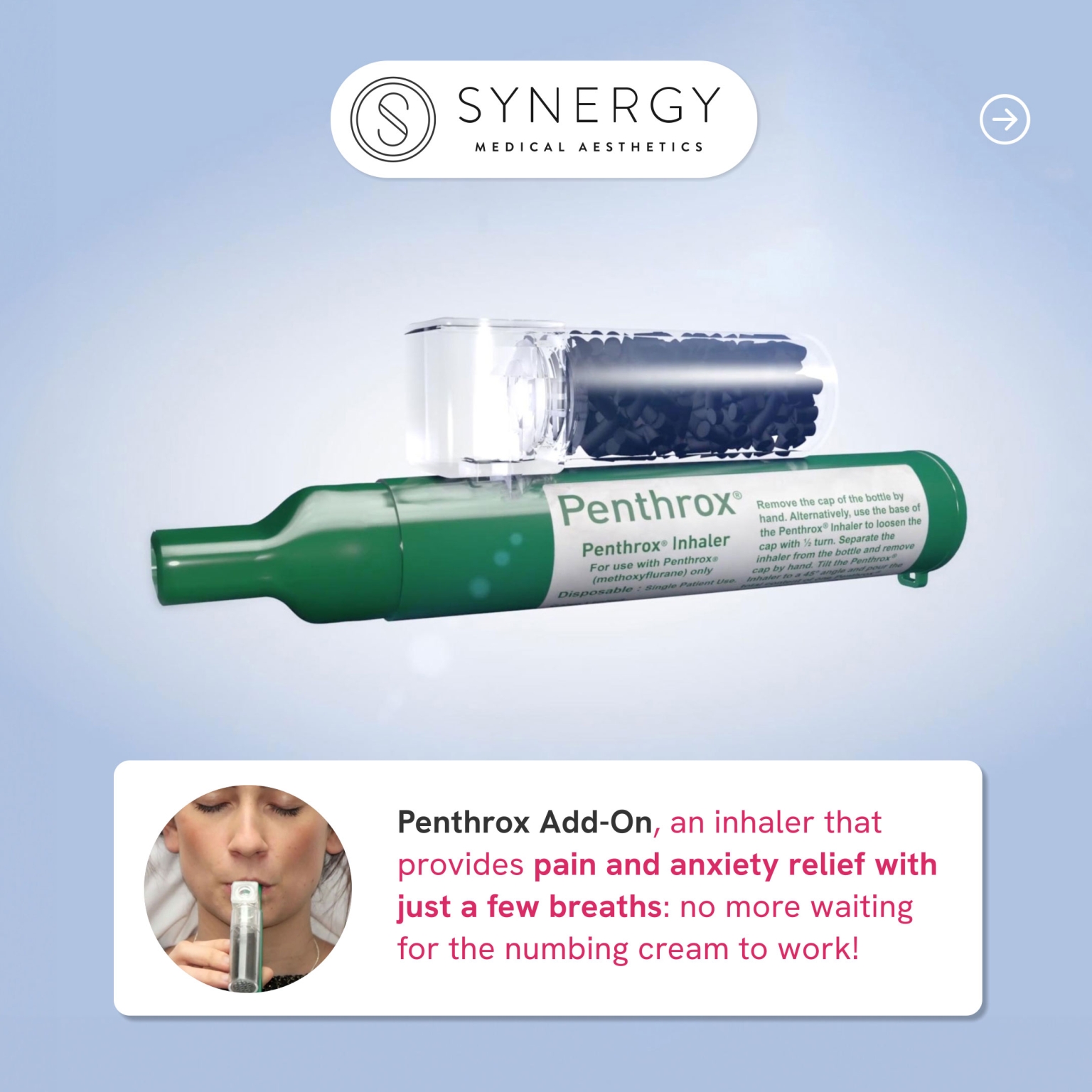 Introducing Penthrox: Breathe away pain and anxiety – Synergy Medical ...